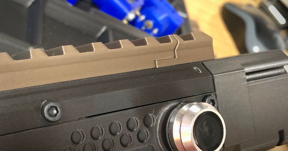 Shirdal Top Rail - 2 Part by FIB | Download free STL model | Printables.com