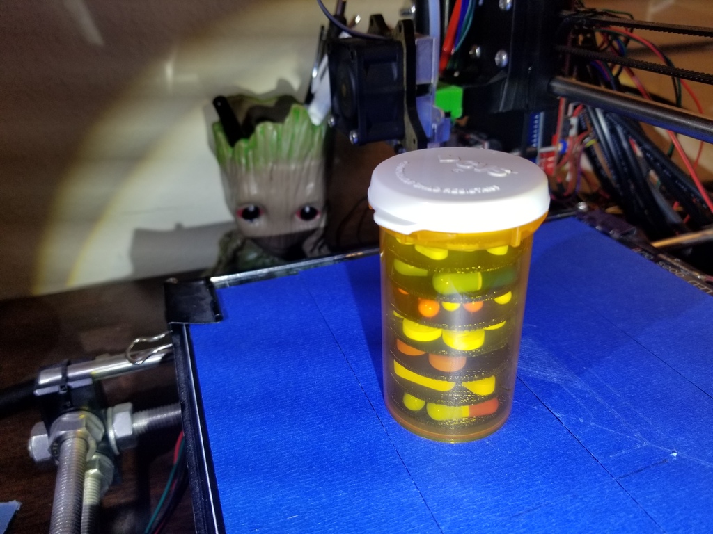 Parametric Pill Container Divider by JarMart42 | Download free STL ...