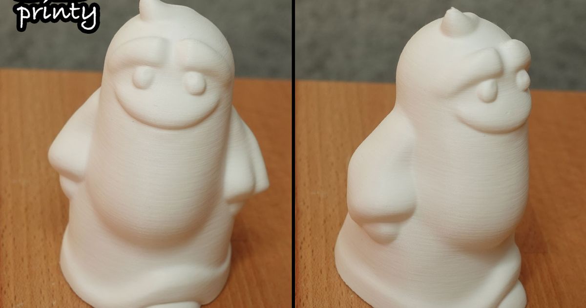 Mini Ghost - Sculptember Model #1 by 3D Printy | Download free STL ...