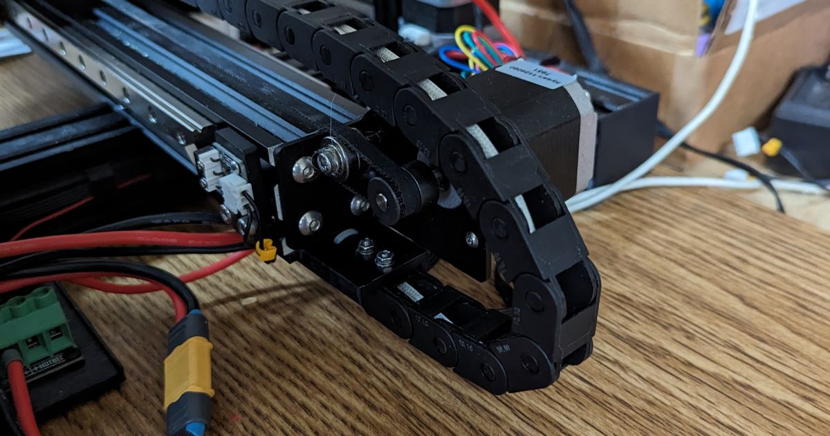 Cable chain adapters for Ender 3 Pro by KenW | Download free STL model ...