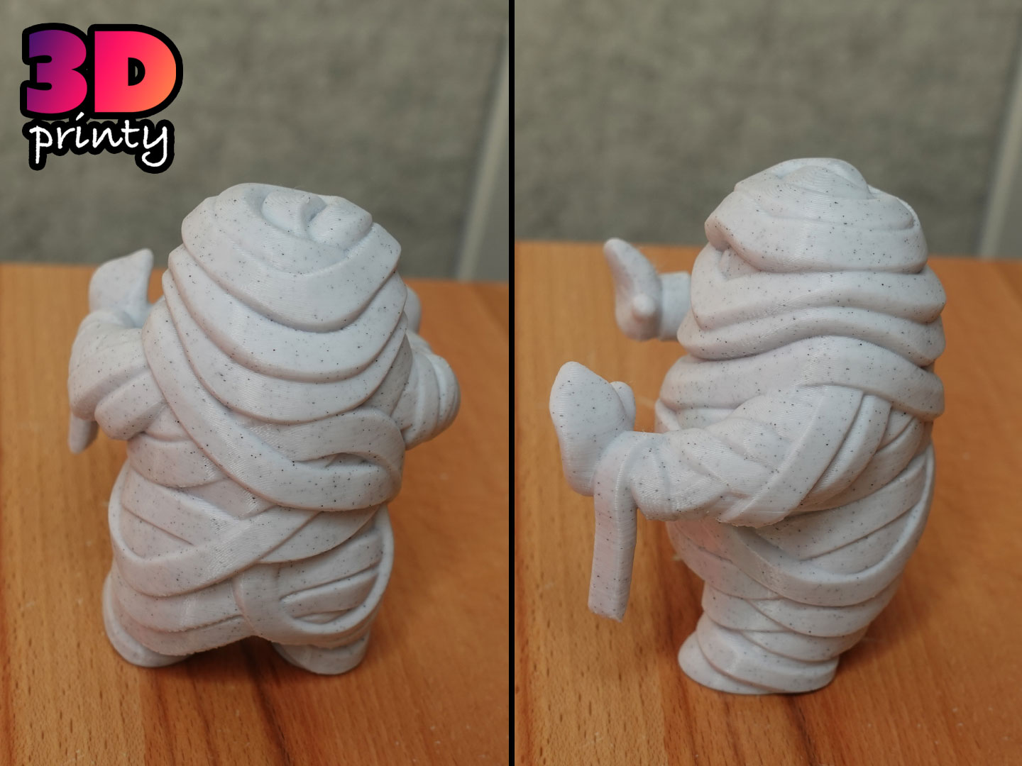 Mini Mummy - Sculptember Model #2 by 3D Printy | Download free STL ...