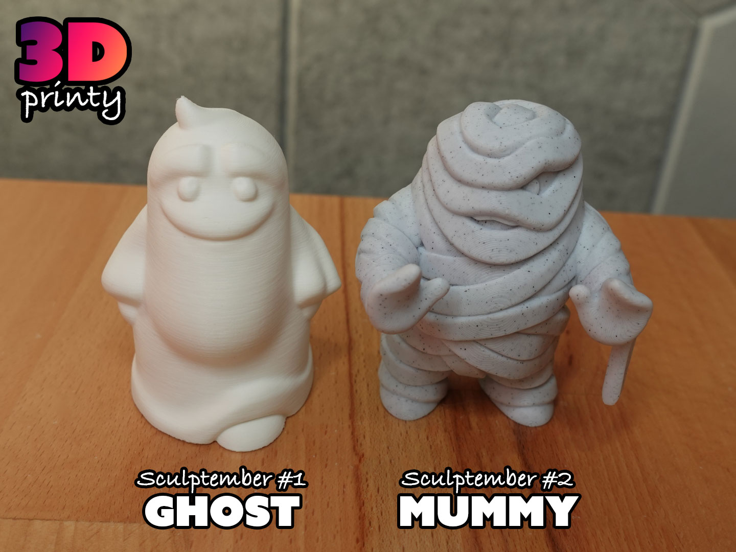 Mini Mummy - Sculptember Model #2 by 3D Printy | Download free STL ...