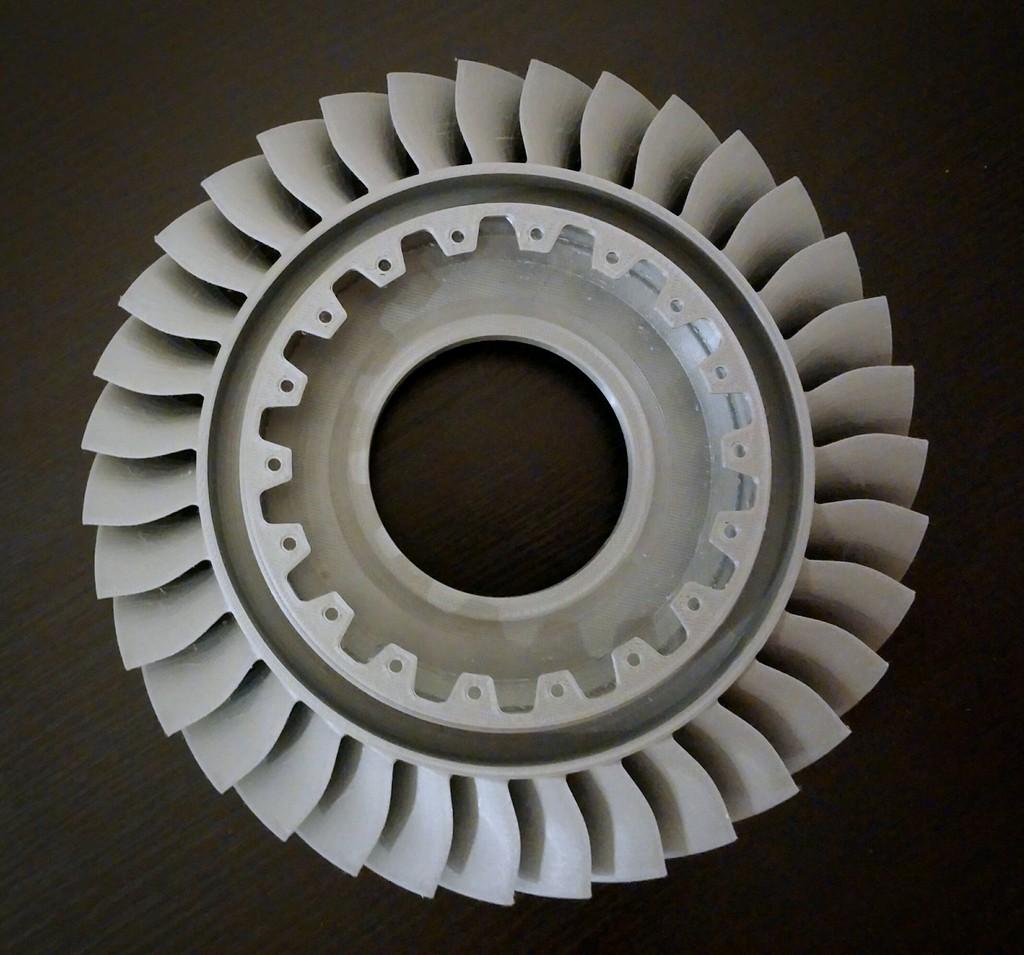 Jet Engine Compressor Blisk von CATIAV5FTW | Kostenloses STL-Modell ...