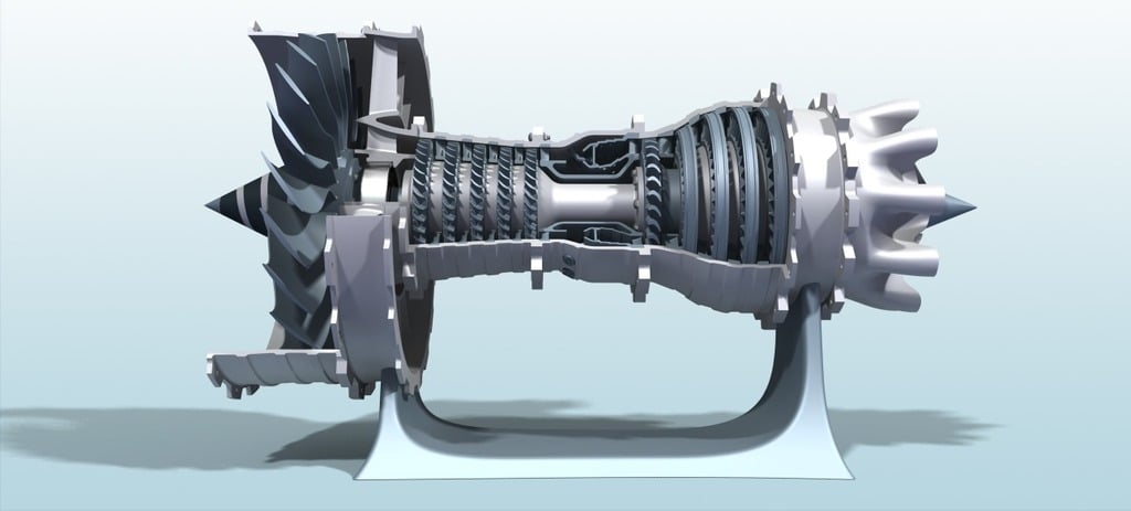 3D Printable Jet Engine by CATIAV5FTW | Download free STL model ...