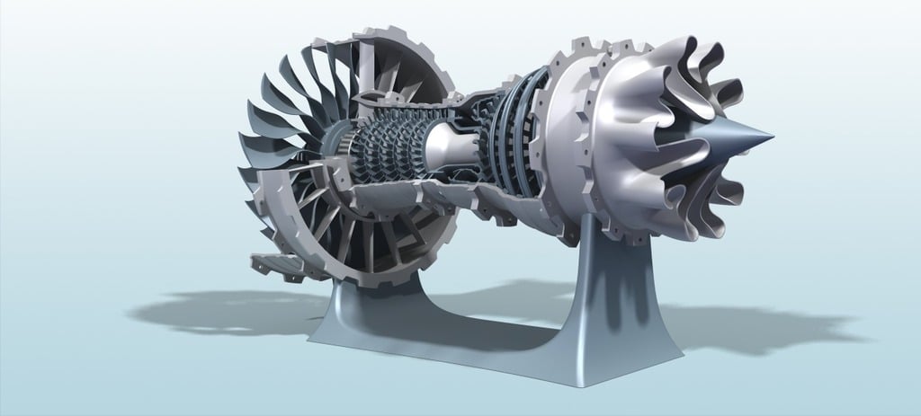 3D Printable Jet Engine by CATIAV5FTW | Download free STL model ...