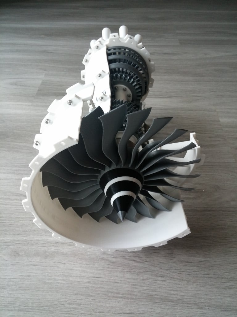 3D Printable Jet Engine by CATIAV5FTW | Download free STL model ...