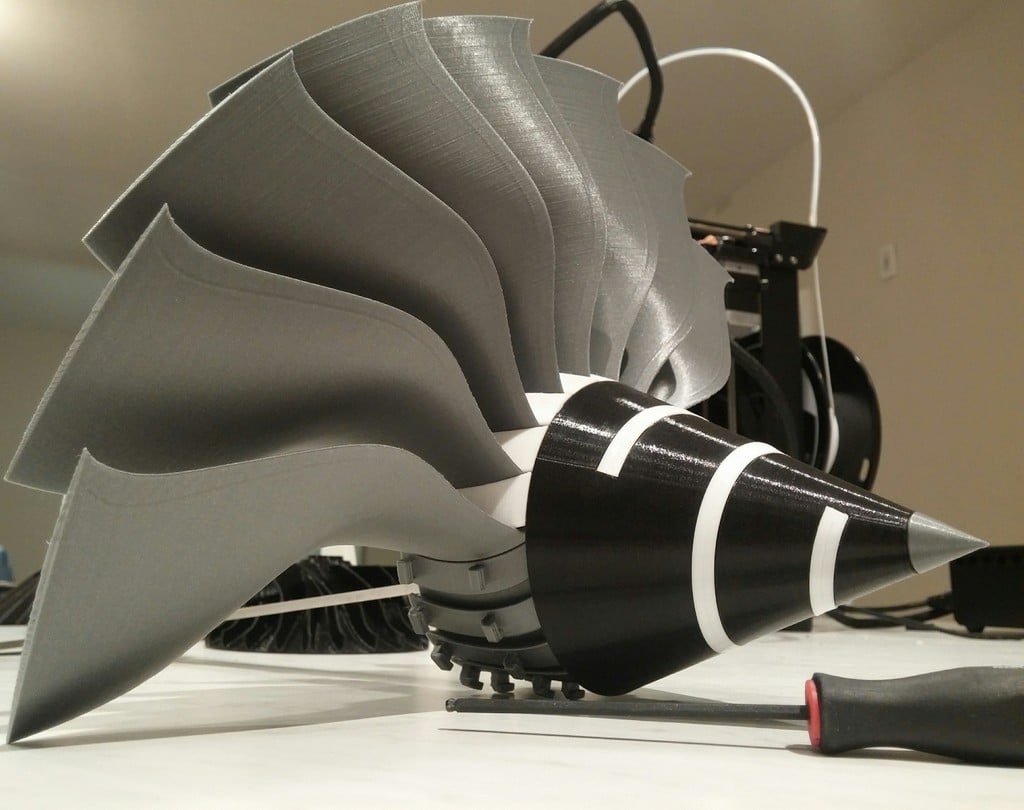 High Bypass Jet Engine Fan by CATIAV5FTW | Download free STL model ...