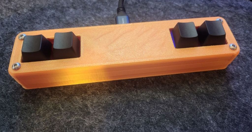 Osu!Mania 4k Keypad by Gnexia | Download free STL model | Printables.com