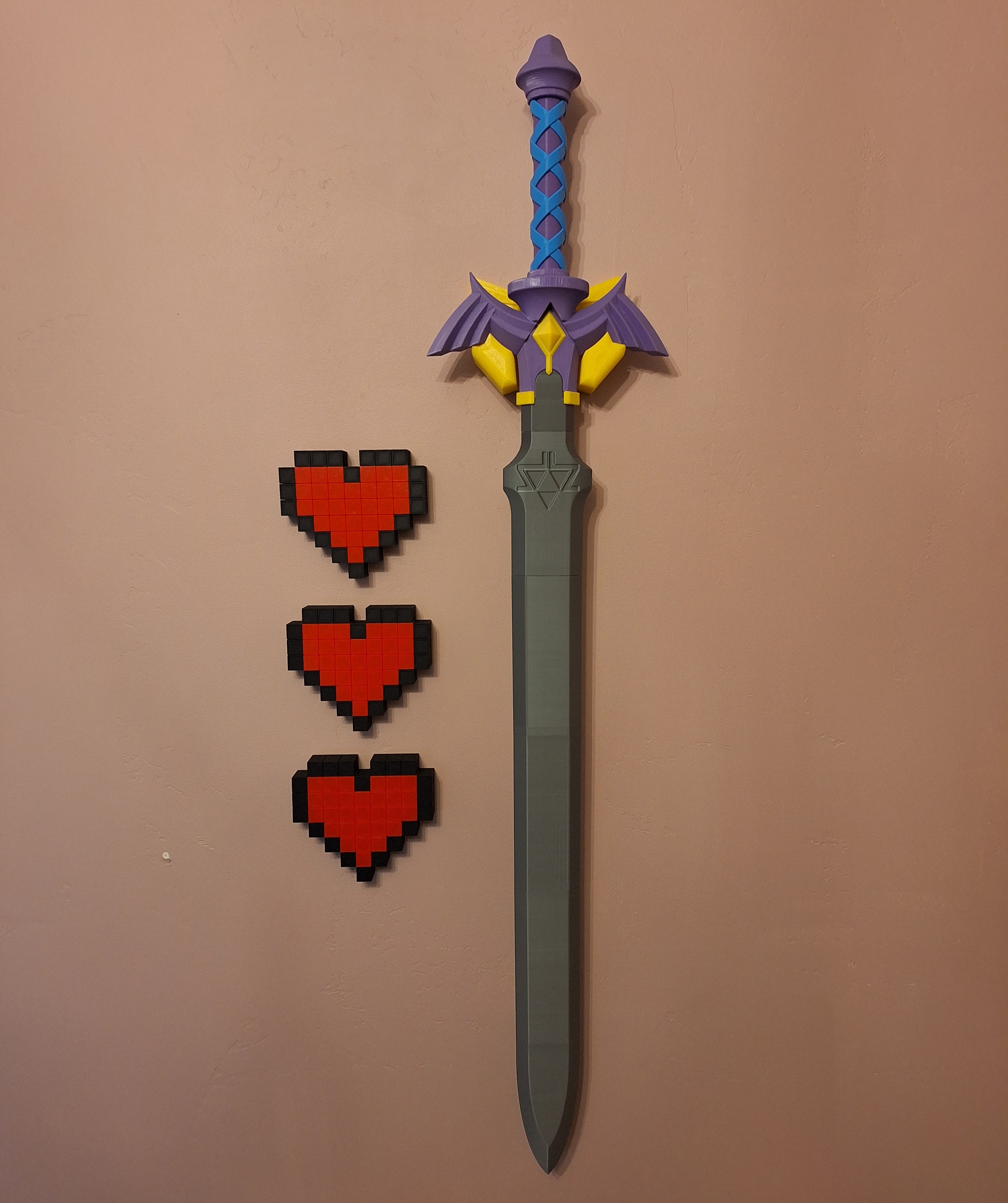Zelda Heart Wall Hanging by CJ | Download free STL model | Printables.com