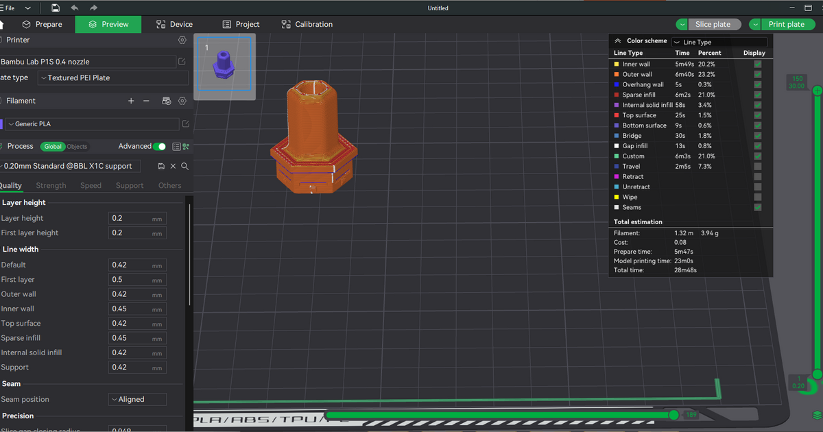 HSW Guitar Cable by Krab | Download free STL model | Printables.com