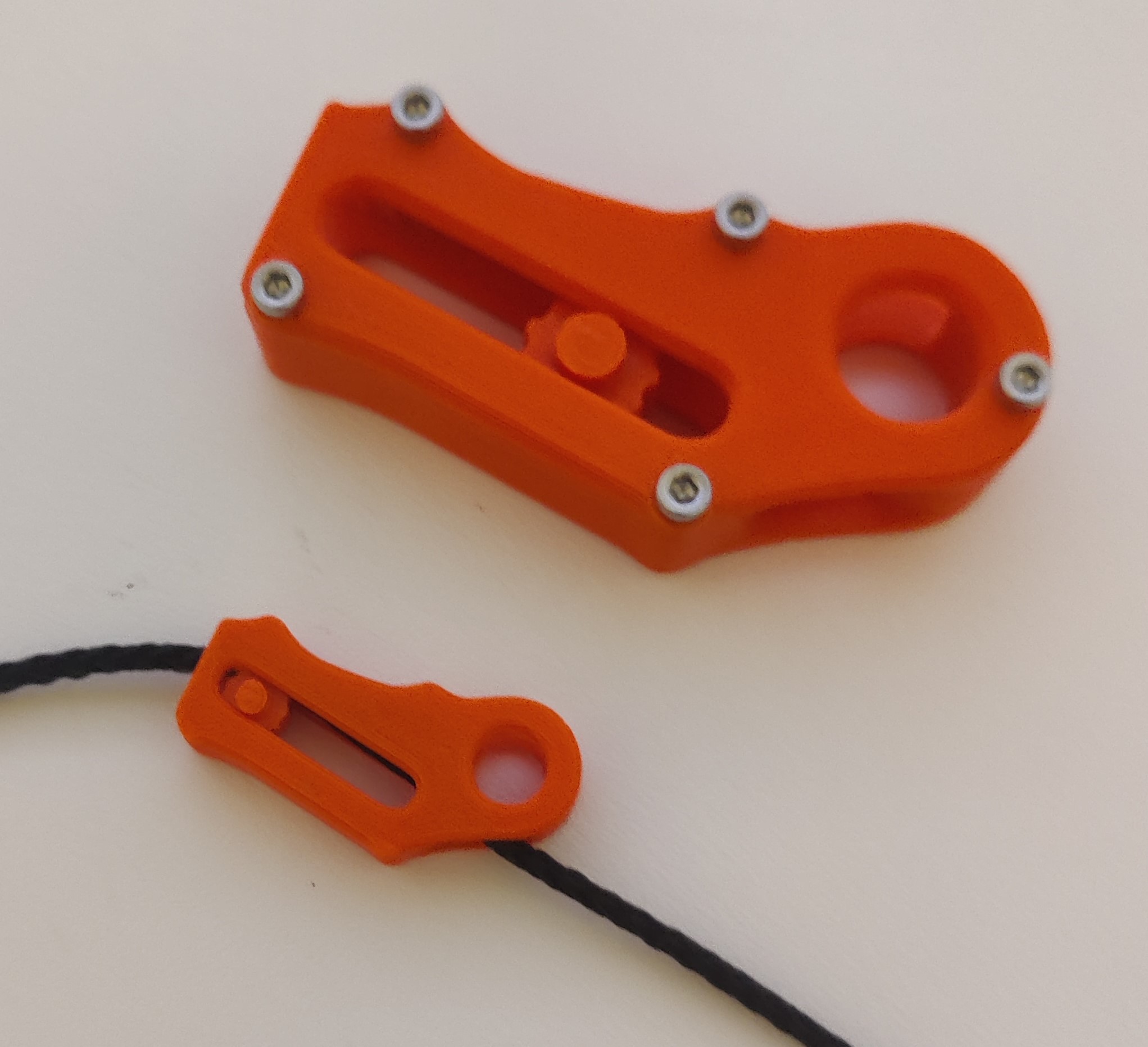 Remix of "Automatic" Rope Tensioner (scaled 50% without holes) by tom ...