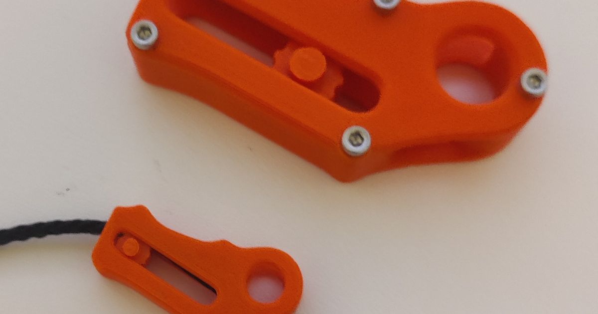 Remix of "Automatic" Rope Tensioner (scaled 50% without holes) by tom ...