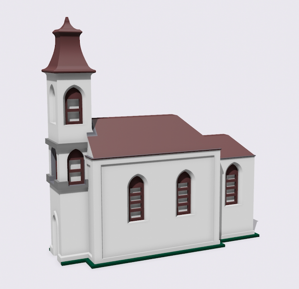 Chapel in Vlčice - Czechia by MiniWorld3D | Download free STL model | Printables.com