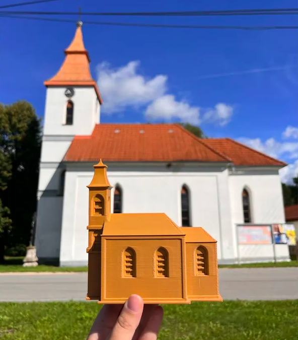 Chapel in Vlčice - Czechia by MiniWorld3D | Download free STL model | Printables.com