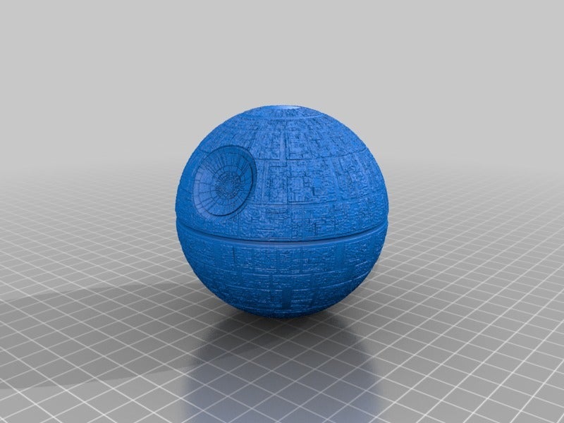 Death Star scaled one in two million by tato_713 | Download free STL ...