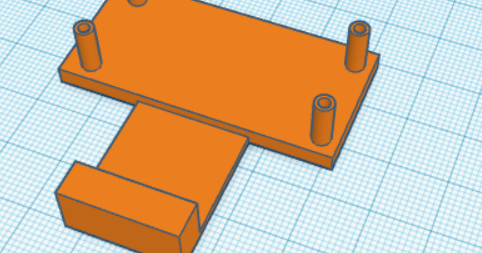 Holder for ultrasonic distance meter HC-SR04 by Tonyst | Download free ...