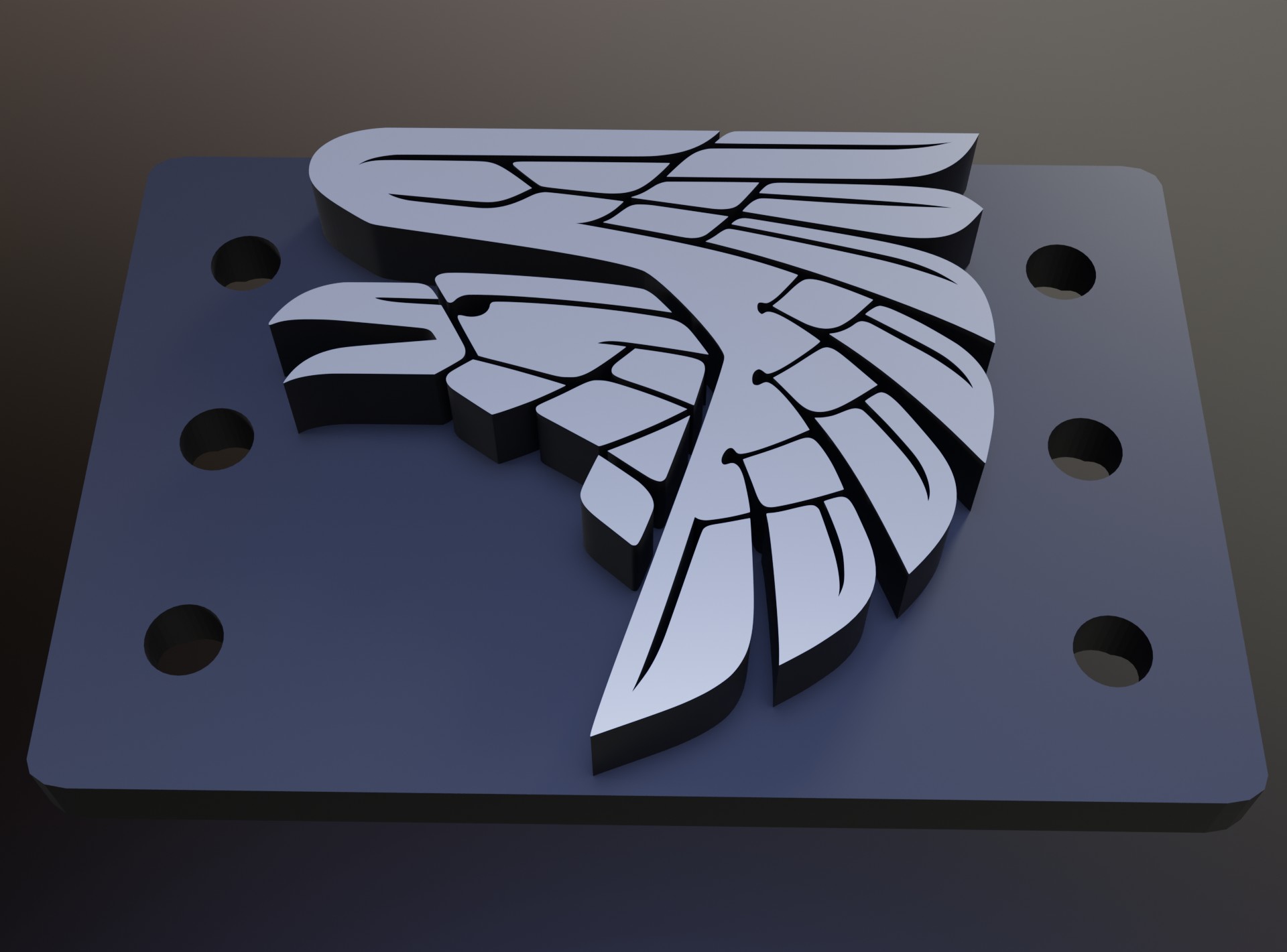Hat Band Cell Flying Crow by CdR | Download free STL model | Printables.com