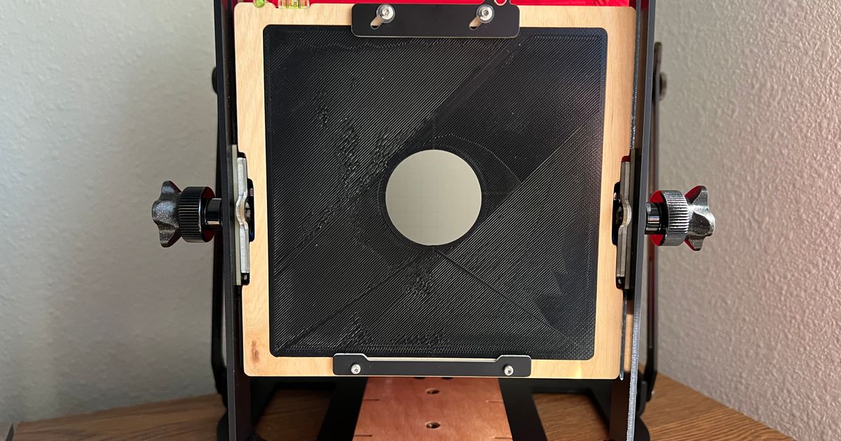 Sinar/Intrepid 8x10 Lens Boards by Socialmocracy | Download free STL ...