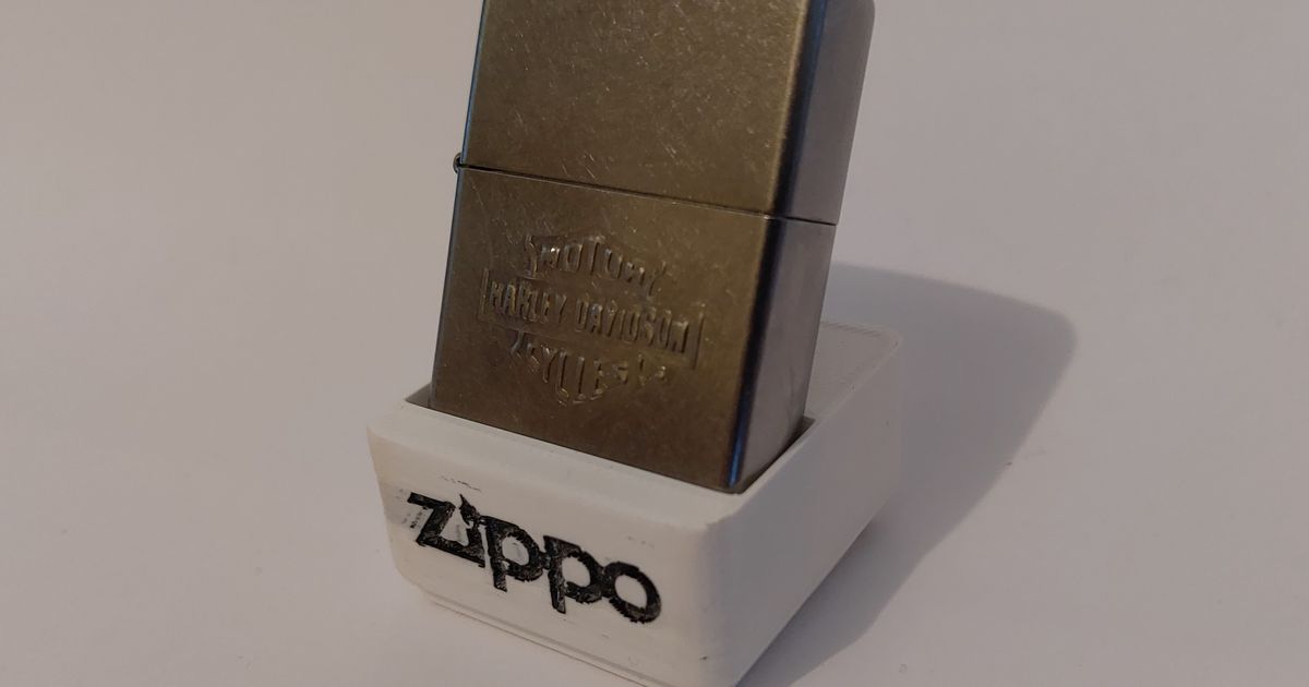 Gridfinity Zippo lighter holder by Neven3D | Download free STL model ...