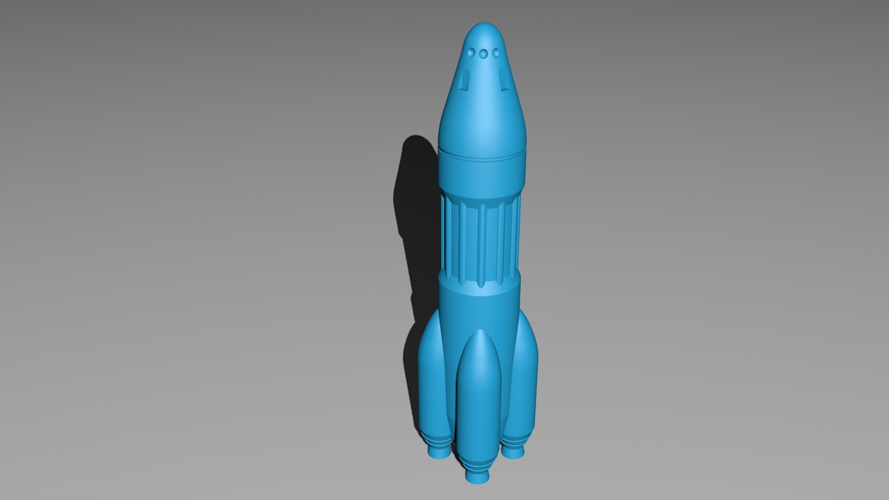 Space rocket by Drobos | Download free STL model | Printables.com