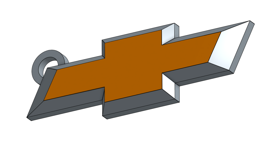 Chvrolet Keychain by LeoIND | Download free STL model | Printables.com