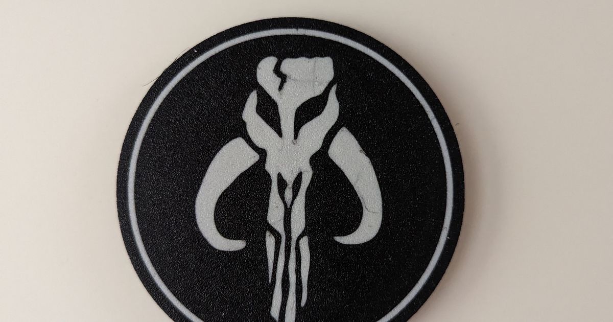 Star Wars Mandalorian Mythosaur Multicolor Coaster von Phil ...