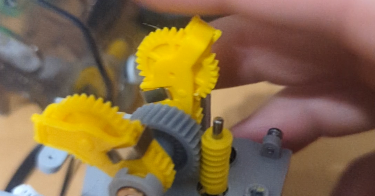 BambuLab AMS 1st Stage Gear Assembly by k2thestank | Download free STL ...