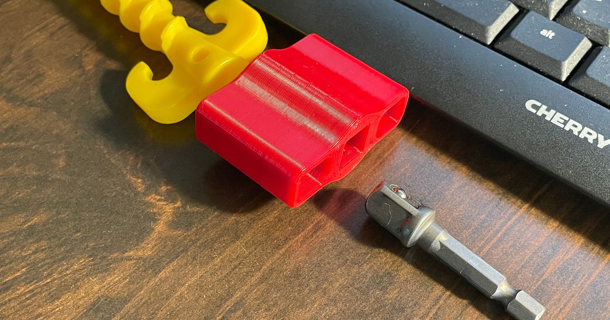 Driver for screw-type tent stakes by Myself | Download free STL model ...