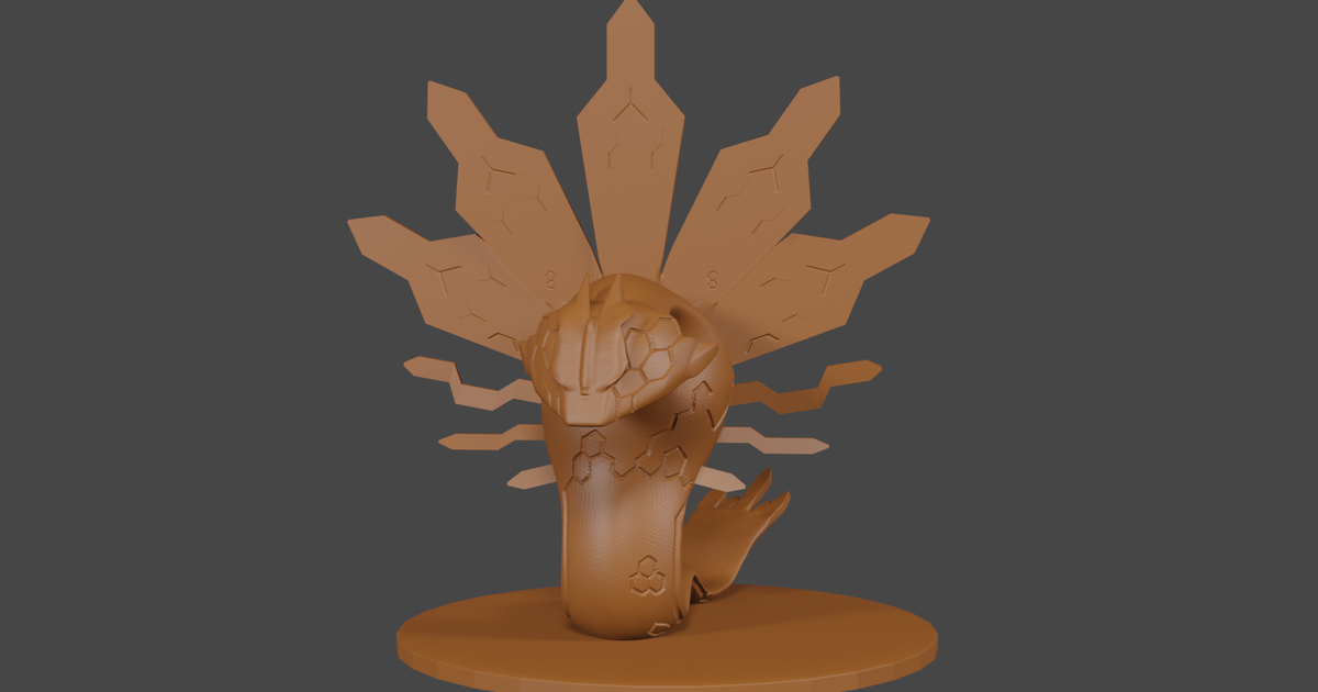 Pokemon inspired, Zygrade 50%, Tabletop DnD miniature by ...