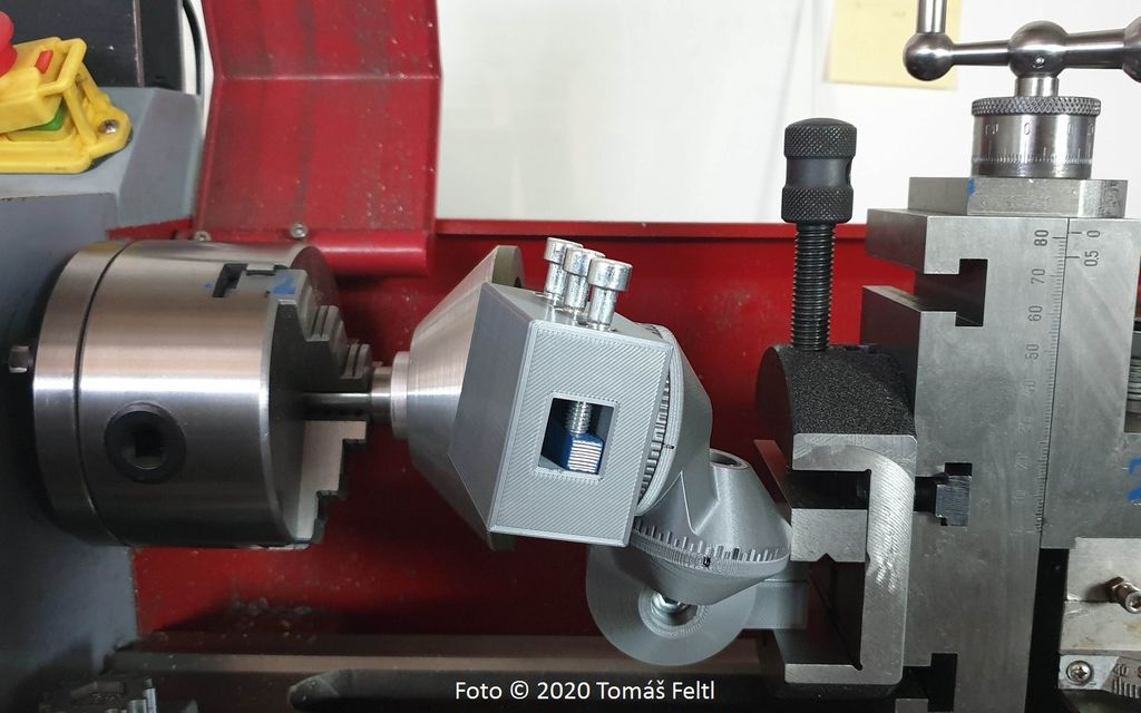 Small lathe improvements: Tool grinder by ToFe | Download free STL ...