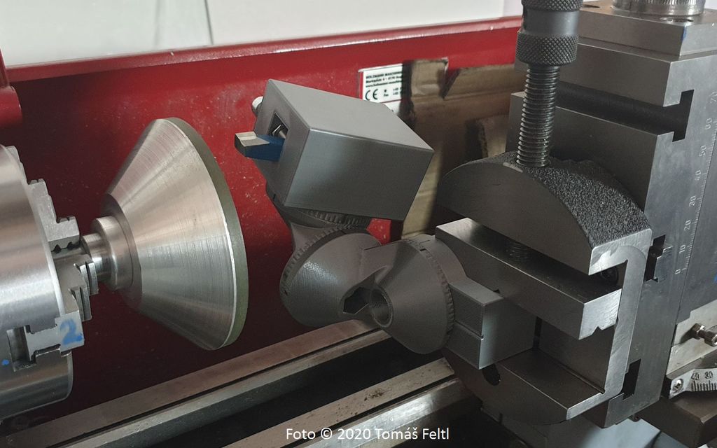 Small lathe improvements: Tool grinder by ToFe | Download free STL ...