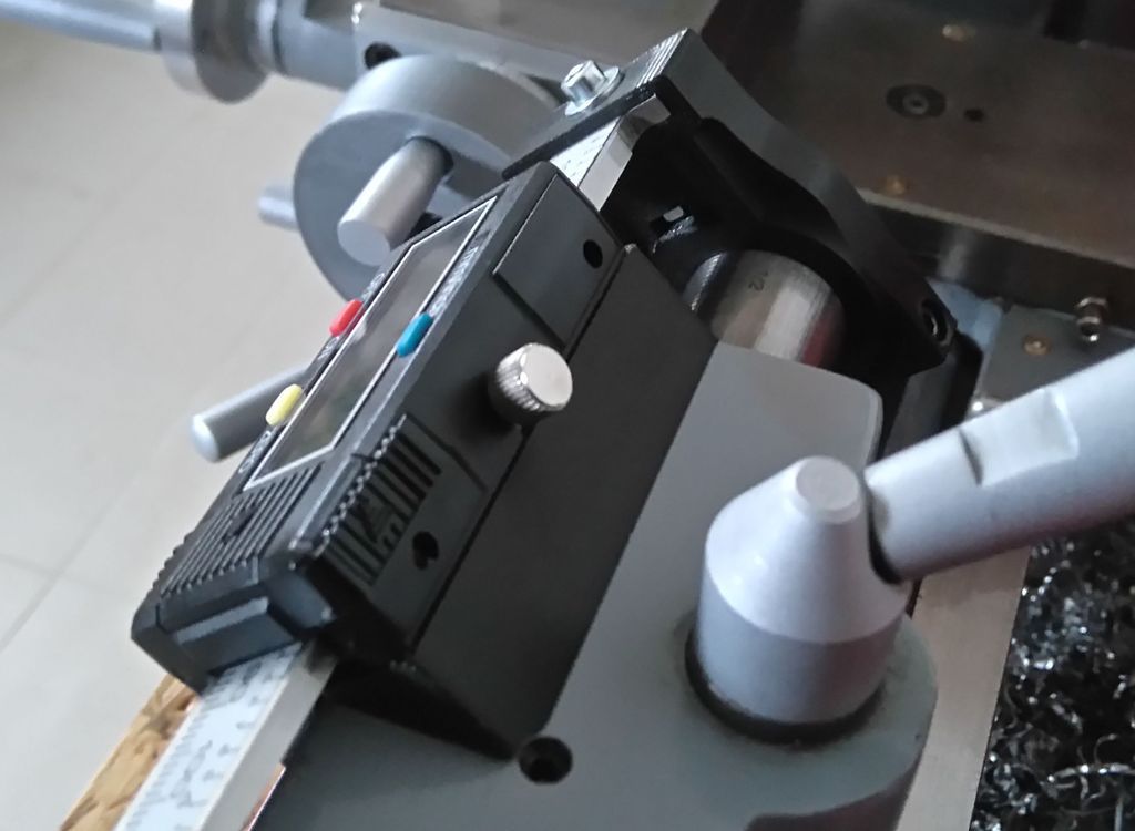 Small lathe improvements: simple tailstock DRO by ToFe | Download free ...