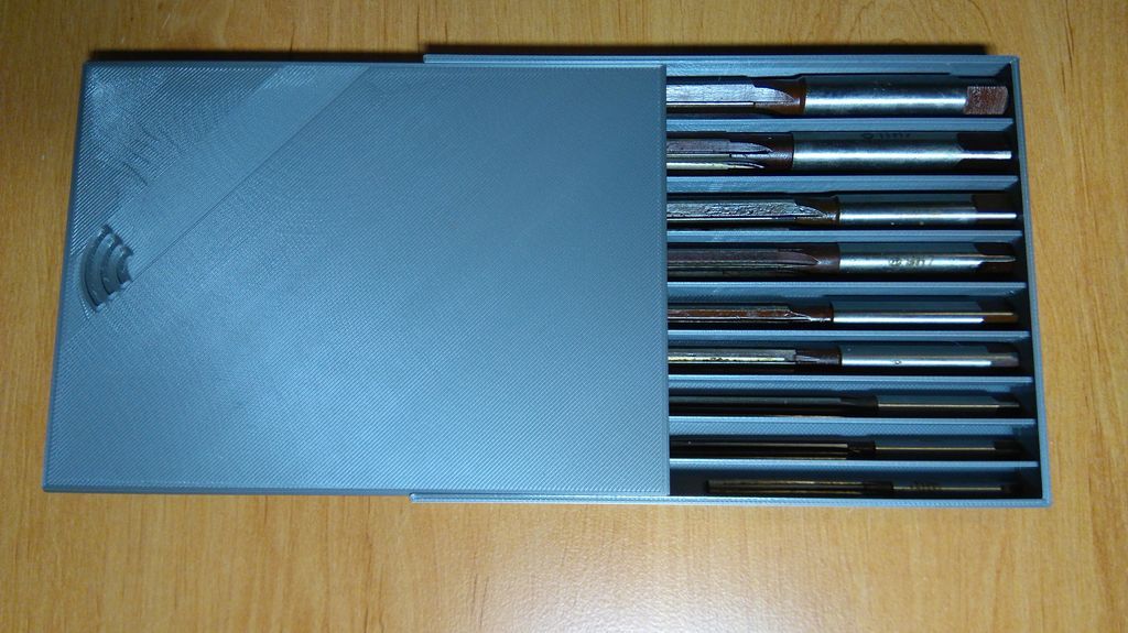 Hand reamers set box by ToFe | Download free STL model | Printables.com