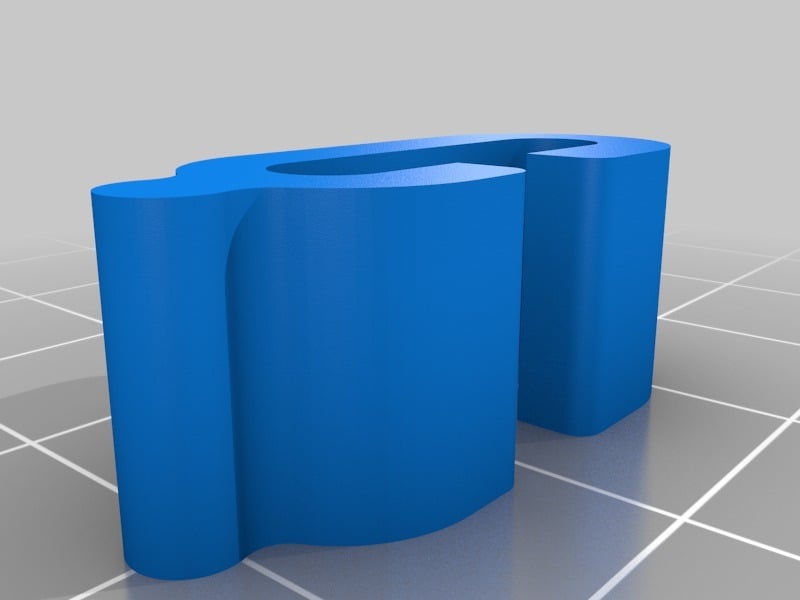 Kossel mini - flat cable clip by ToFe | Download free STL model ...