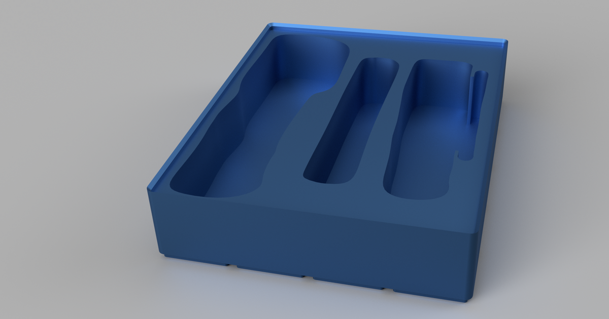 Gridfinity Multi-Multimeter Holder by neatstranger | Download free STL ...