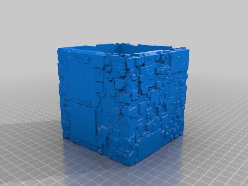 Random generated cube planter by tato_713 | Download free STL model ...