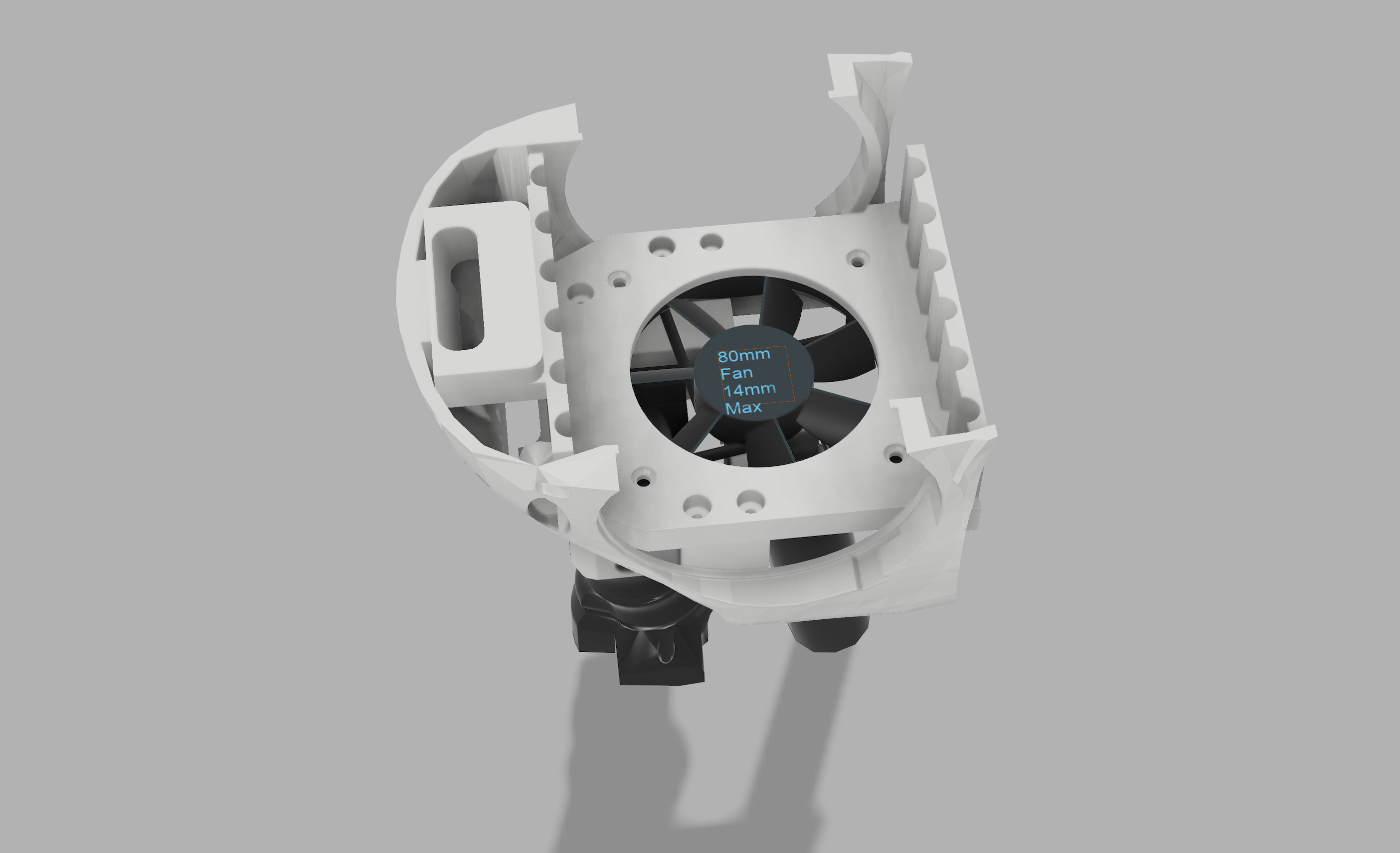 InMoov Skull with Compute Modules and Window by Jonathan_Arand ...