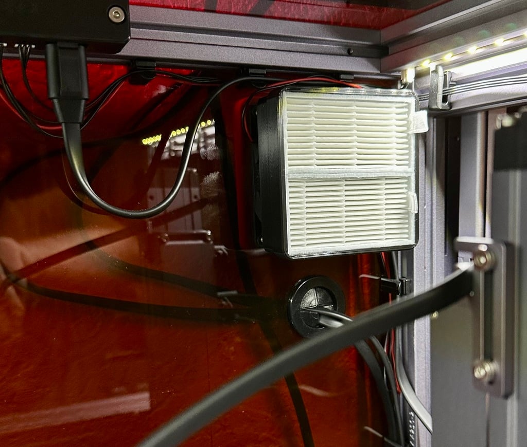 Snapmaker 2.0 HEPA Filter 80x80 mm Lüfer Fan Gehäuse Enclosure by ...