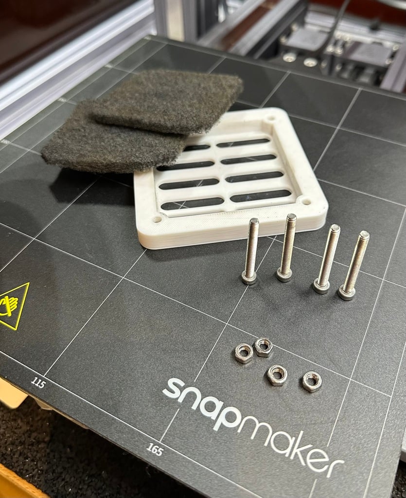 Snapmaker 2.0 HEPA Filter 80x80 mm Lüfer Fan Gehäuse Enclosure by ...