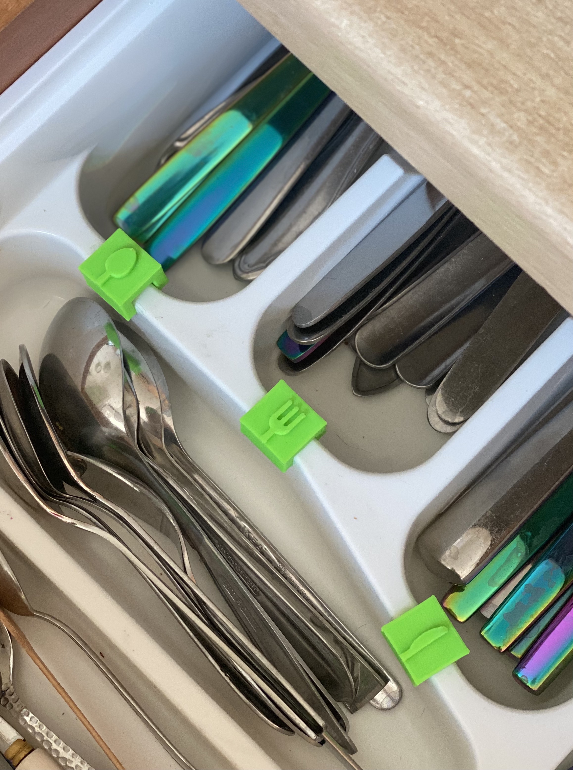 Cutlery labels/Značky do příborníku by Jiří Fiala | Download free STL ...