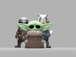 Mini Grogu by Wekster | Download free STL model | Printables.com