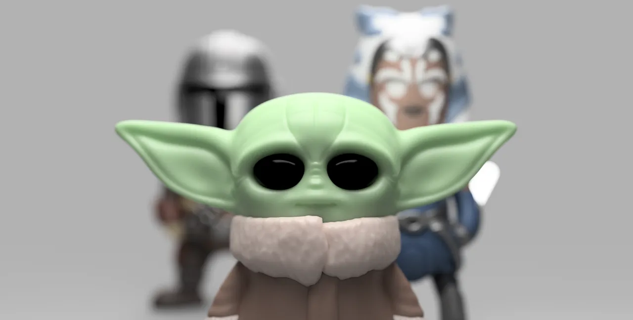 Mini Grogu by Wekster | Download free STL model | Printables.com