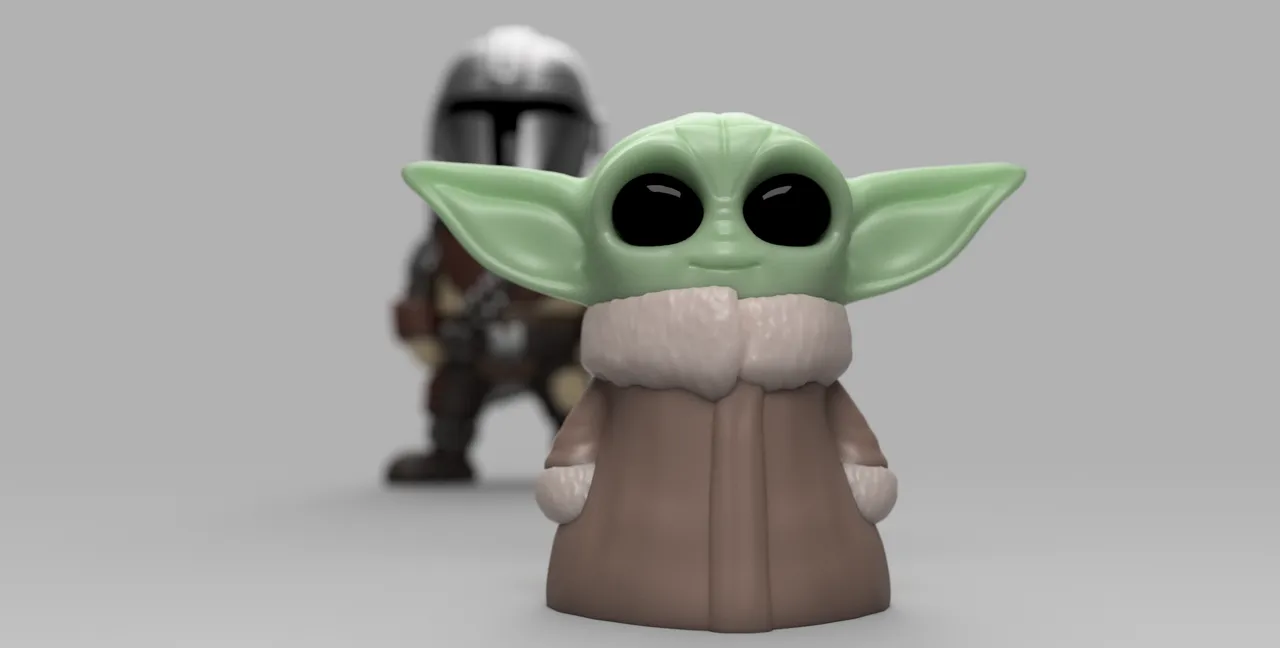 Mini Grogu by Wekster | Download free STL model | Printables.com