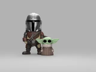 Mini Grogu by Wekster | Download free STL model | Printables.com