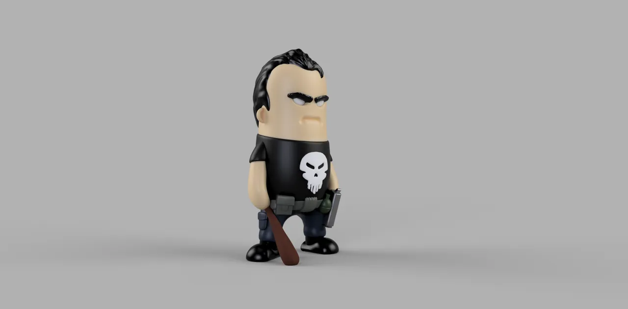 Mini Punisher by Wekster | Download free STL model | Printables.com