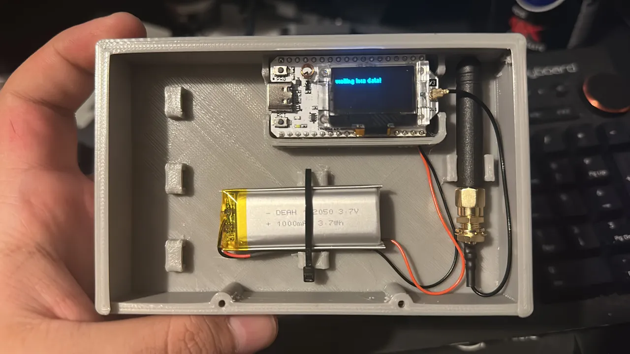 Heltec Lora V3 Outdoor Case Max - No Holes by James | Download free STL ...