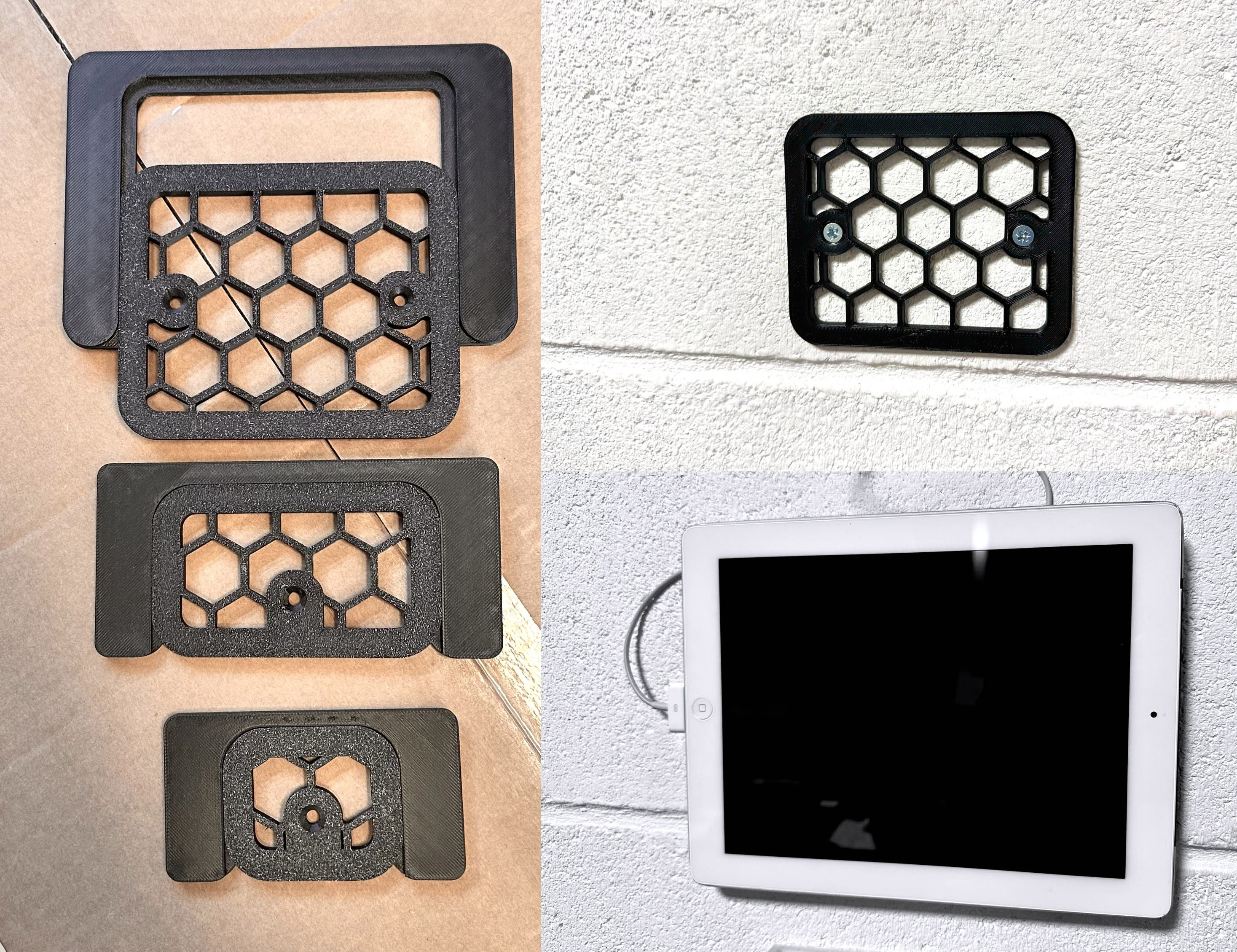 Slide In / Sliding Wall Mount 3 Sizes by Erer2001 | Download free STL ...