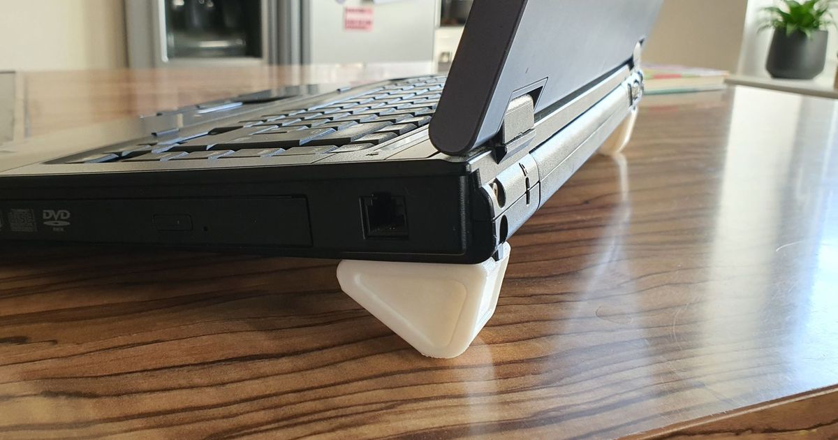 Laptop Stand / Notebook Erhöhung by DerDrucker | Download free STL ...