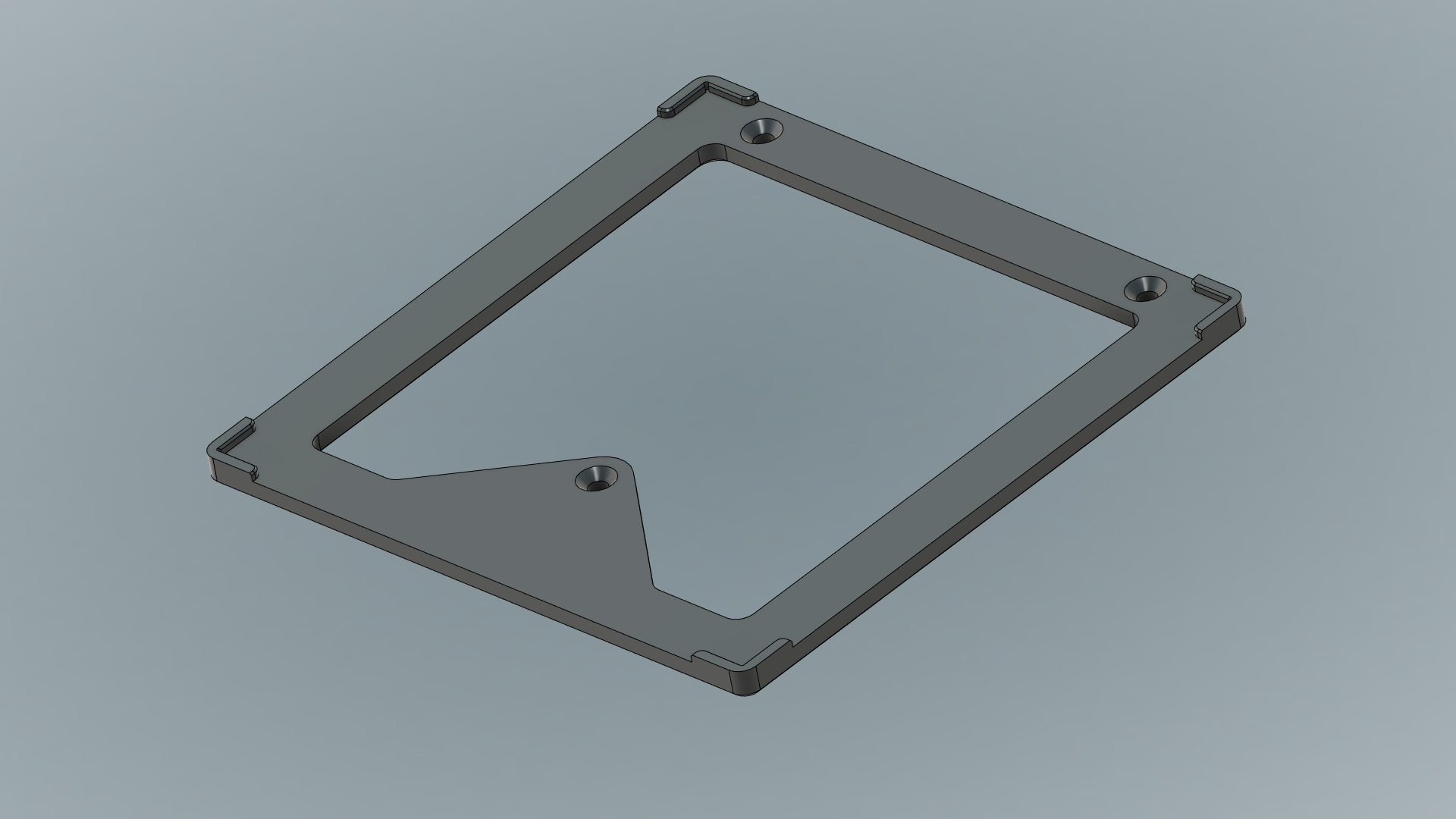 Rook [MK1] Glass Bed Frame Countersunk 150x150 by DZa | Download free ...