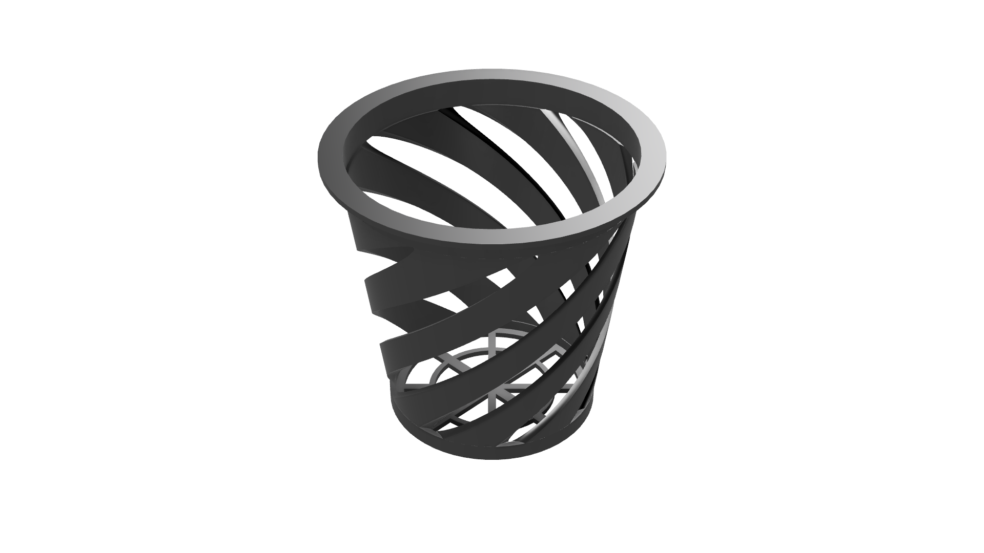 Spiral Net Cup by Lukas | Download free STL model | Printables.com